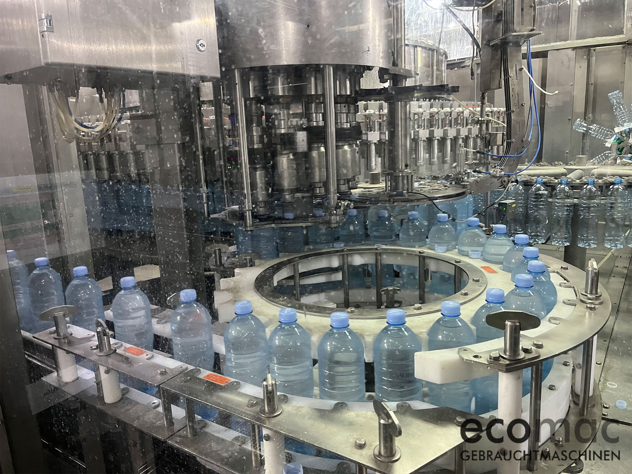 Used filling line for non-returnable PET bottles # 10-24123 - ecomac