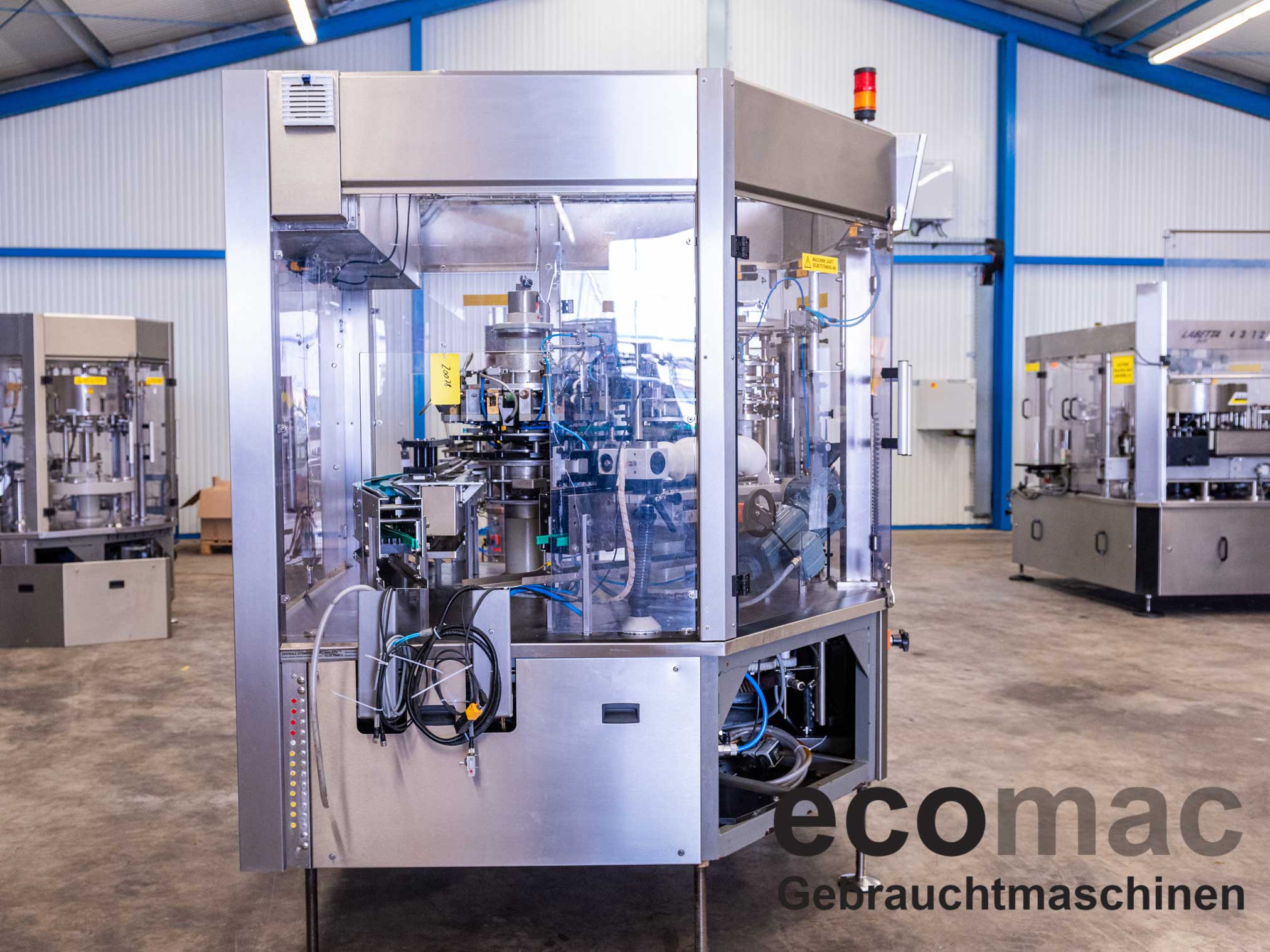 ecomac Gebrauchtmaschinen Gernep Labelling machine Neutraubling Barbing ...