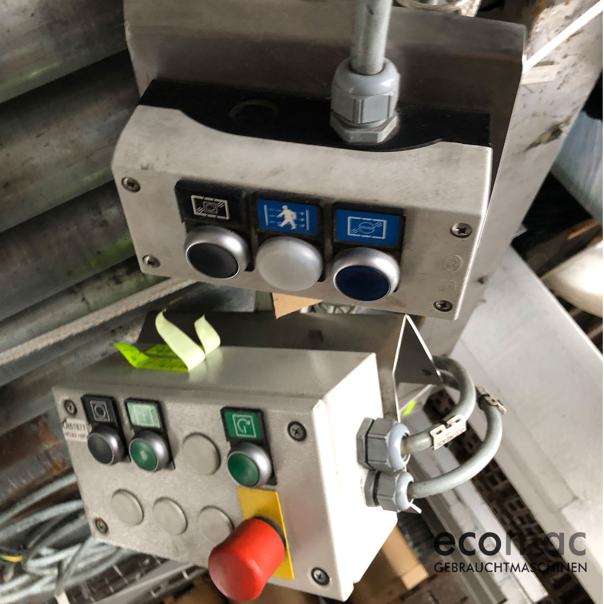 Used Empty Pallet Magagzine with Pallet Conveyor # 10-23630 - ecomac